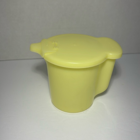 Tupperware | Dining | Tupperware Creamer With Lid Yellow Vtg Made In ...